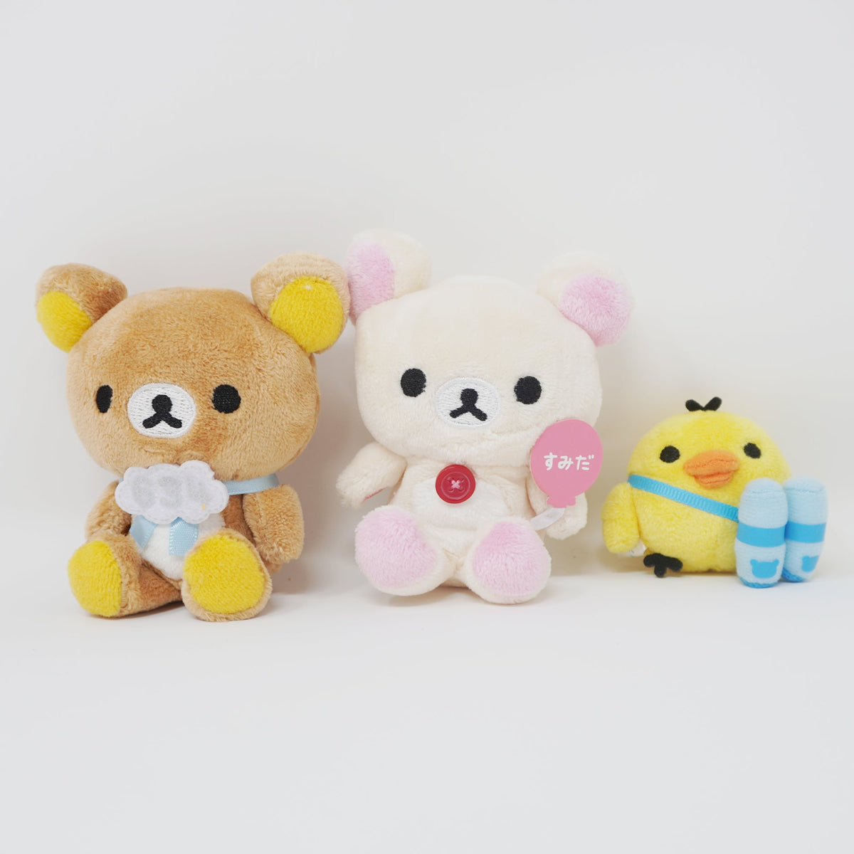(Part of Set) 2018 Rilakkuma, Korilakkuma, Kiiroitori Skytree Tower Pl ...