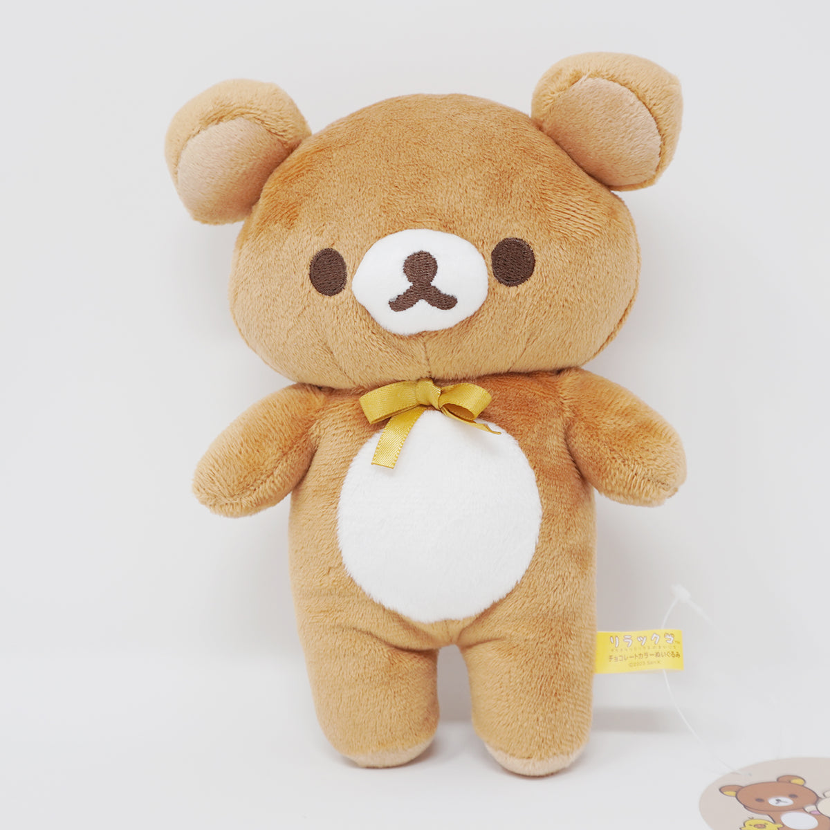 Rilakkuma with Bow Milk Chocolate Inspired Prize Plush - San-X Rilakku ...