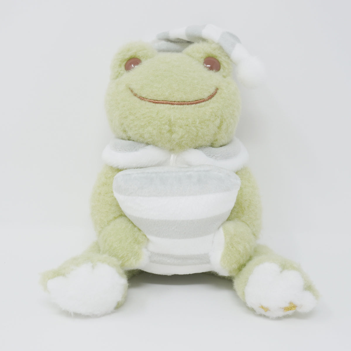2021 Green Fuzzy Relax Pickles Plush - Pickles the Frog Winter - Nakaj ...