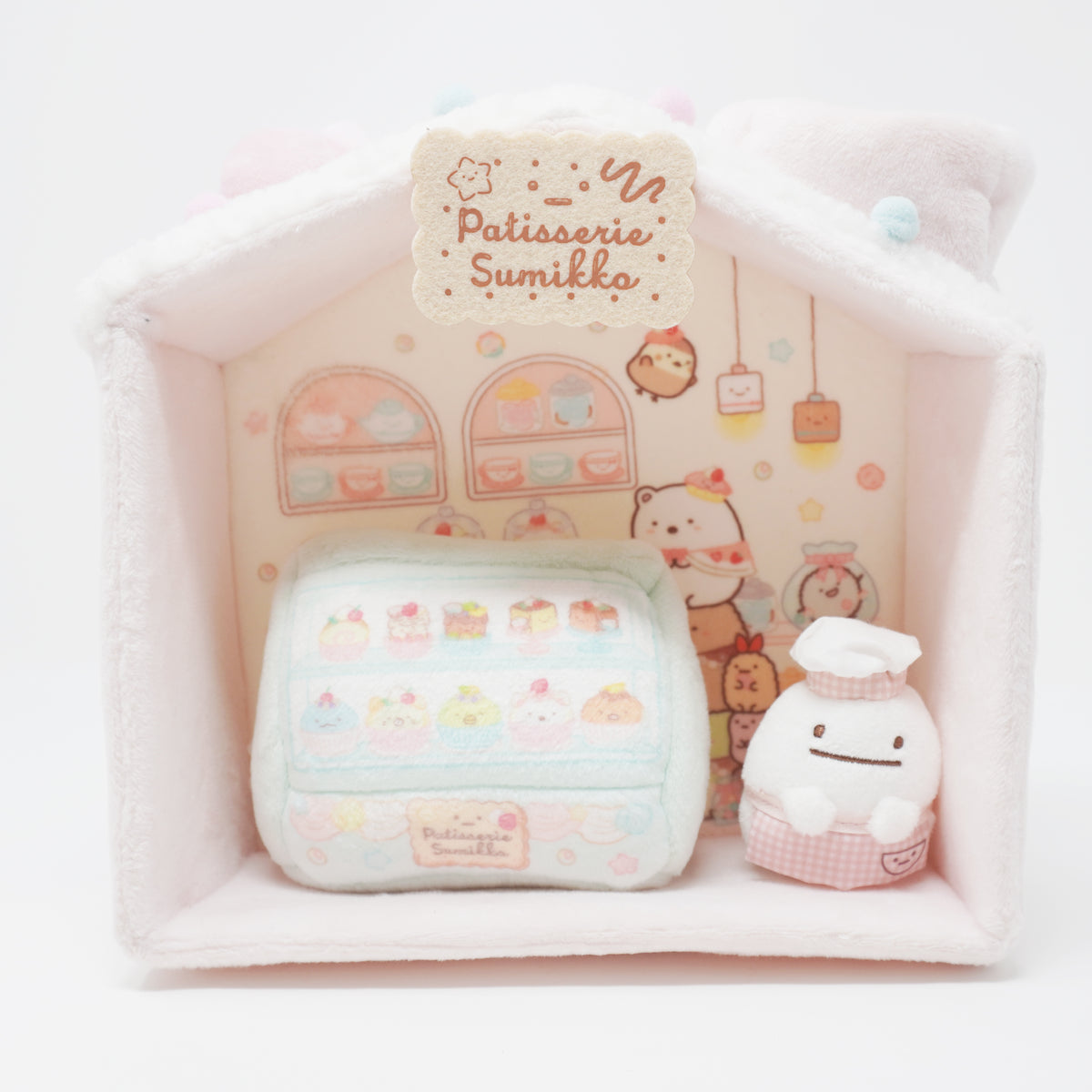 2021 House with Obake Tenori Plush Playset - Neko Siblings & Sweet Sho ...