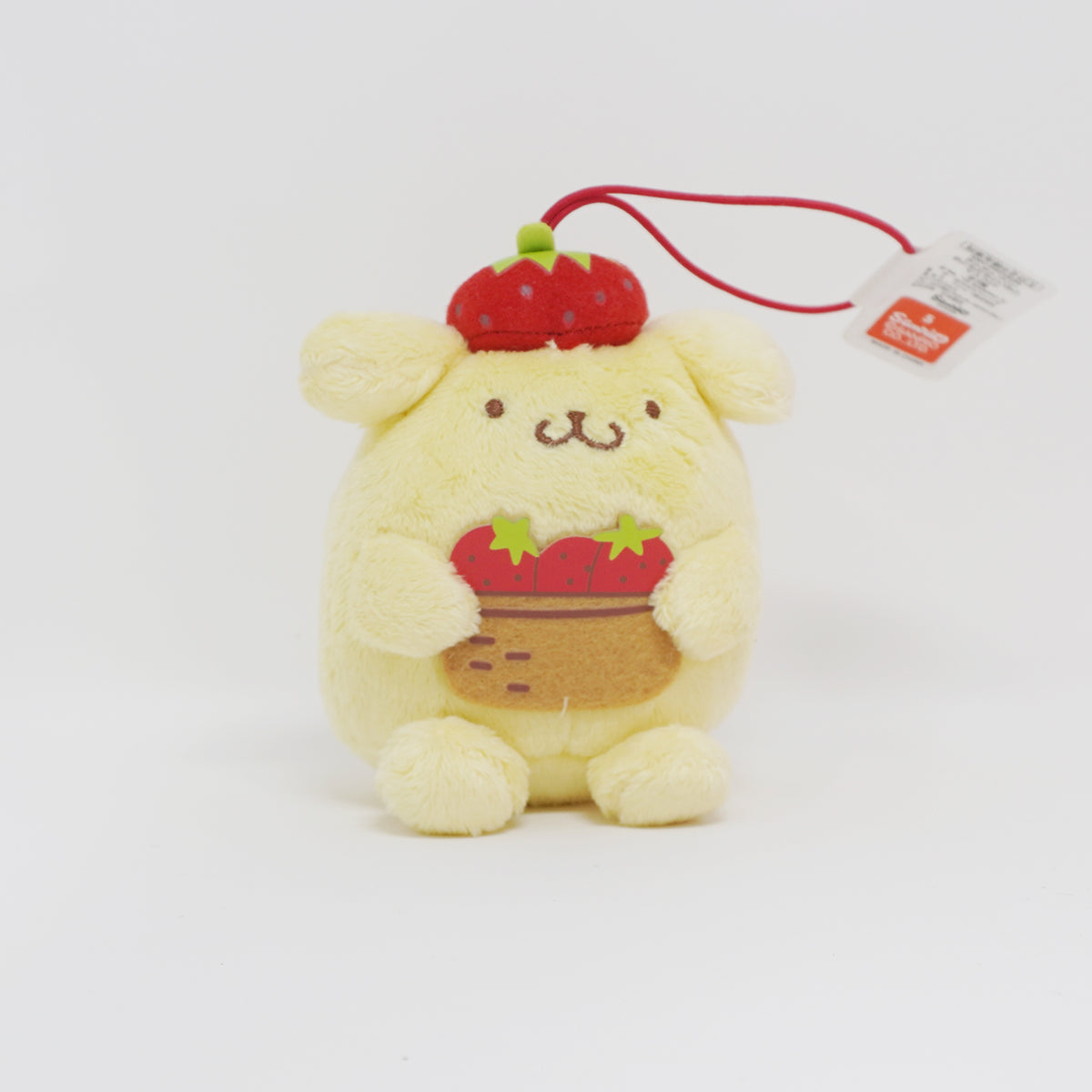 2019 Strawberry Pom Pom Purin Keychain Prize Plush - Sanrio Furyu ...