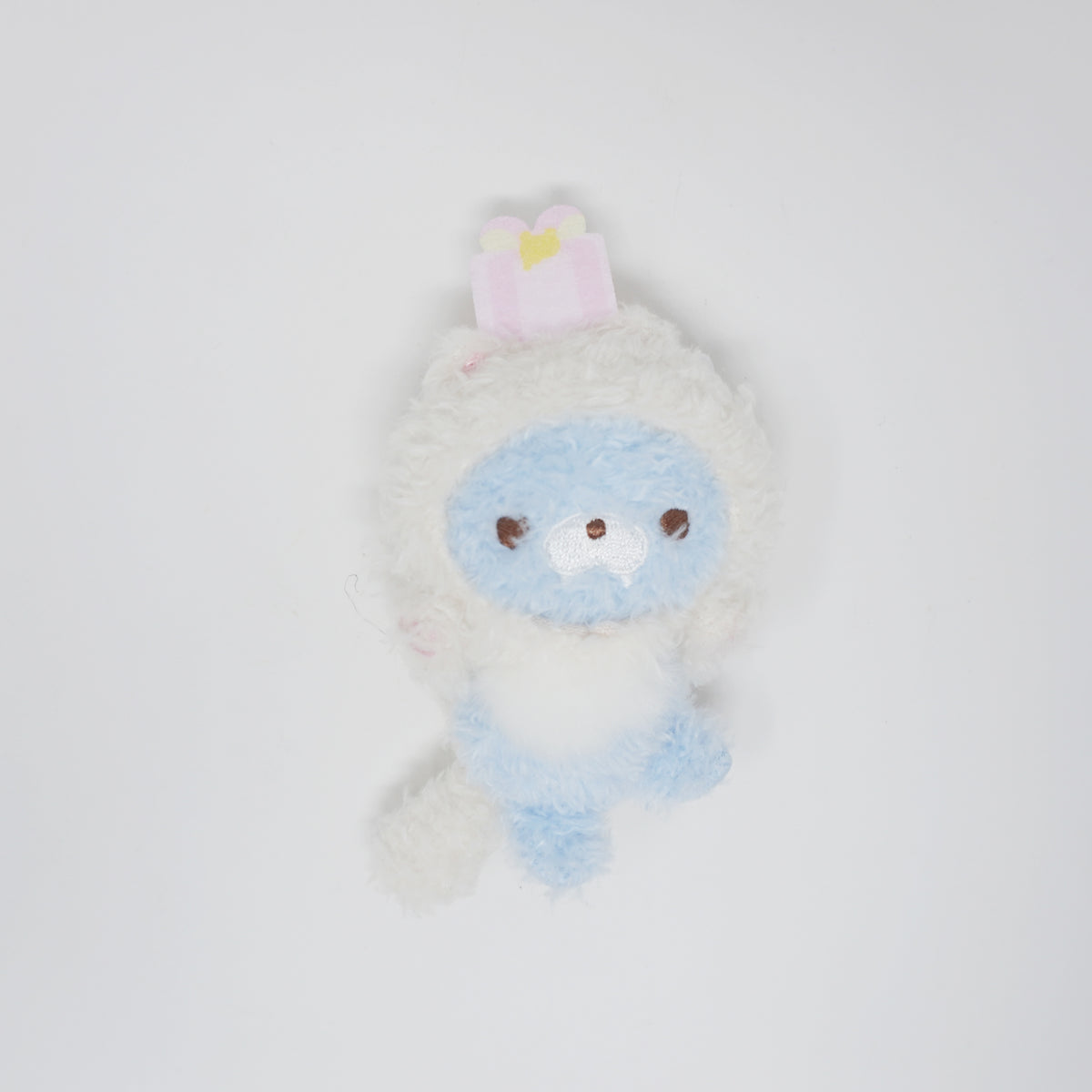 2023 Fuzzy Blue Wolf Plush Badge - Nikoniko Happy for You Rilakkuma ...