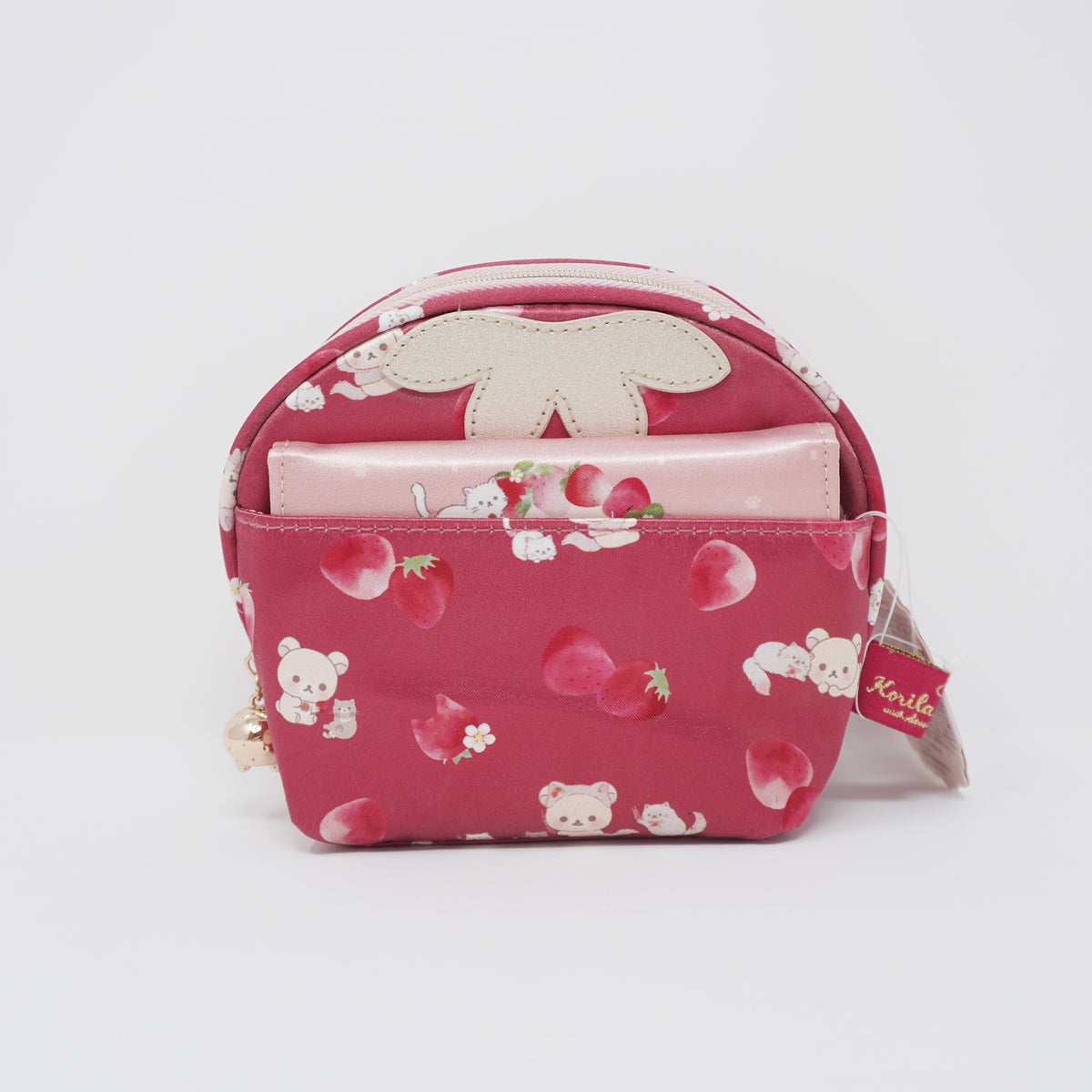 2021 Korilakkuma Pouch Bag With Wallet - Strawberry Cat Theme Rilakkum ...