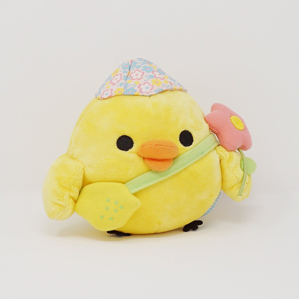(No Tags) 2012 Kiiroitori with Flower Plush - Rilakkuma Happy Picnic T ...