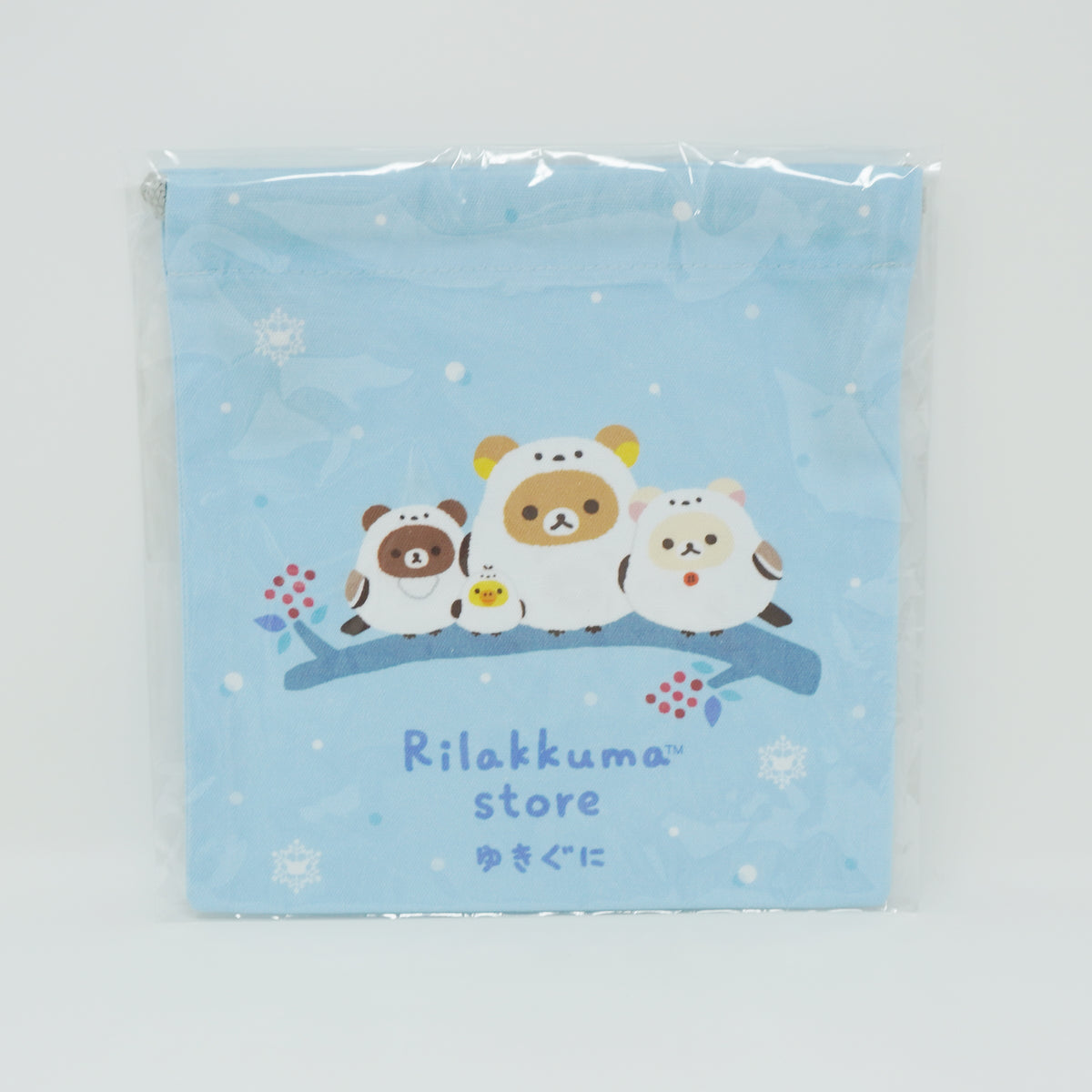 2025 Rilakkuma Shimaenaga Drawstring Pouch - Snow Country Souvenir Sap ...