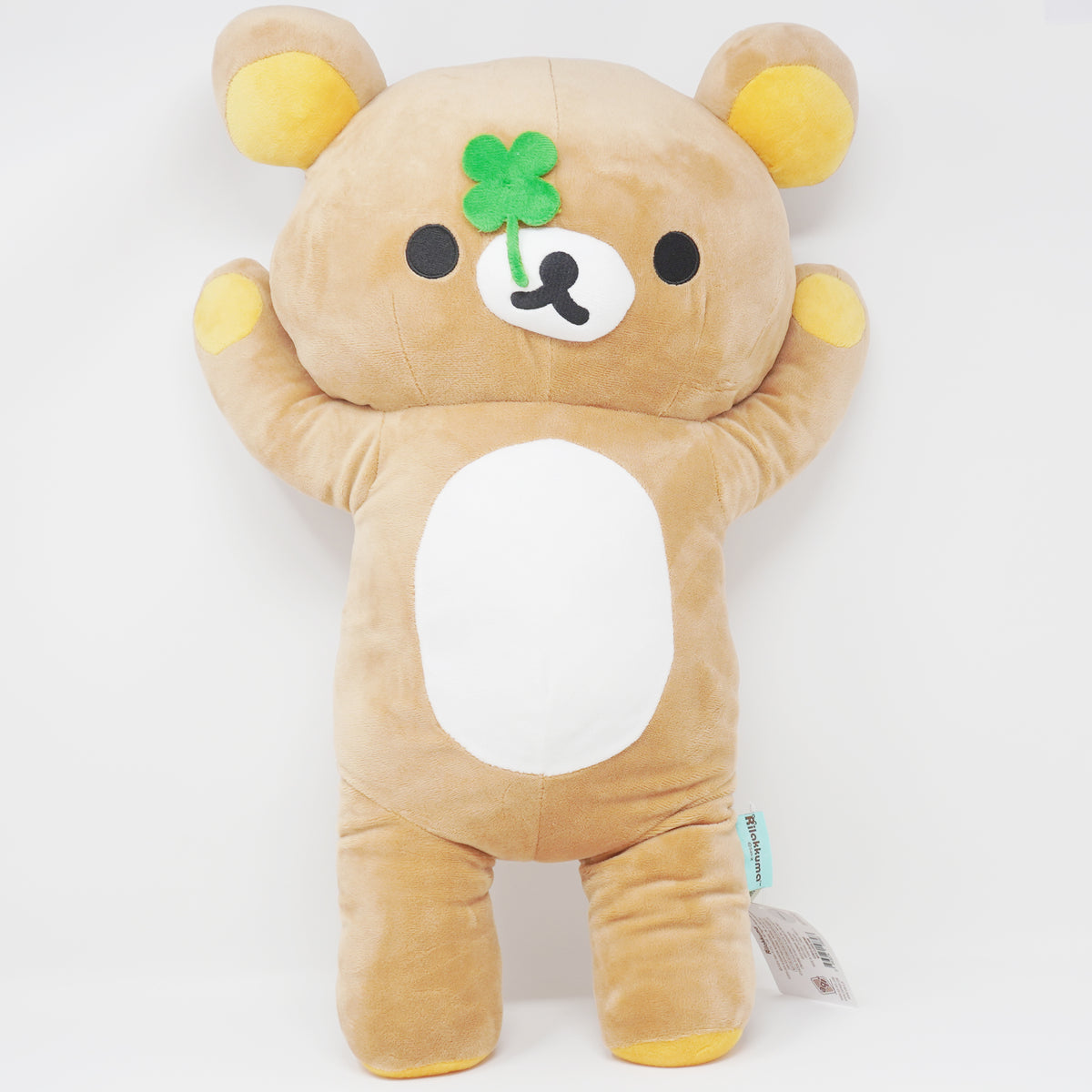 Rilakkuma Laying Down Four Leaf Clover Licensed Plush - San-X – Mary Bear