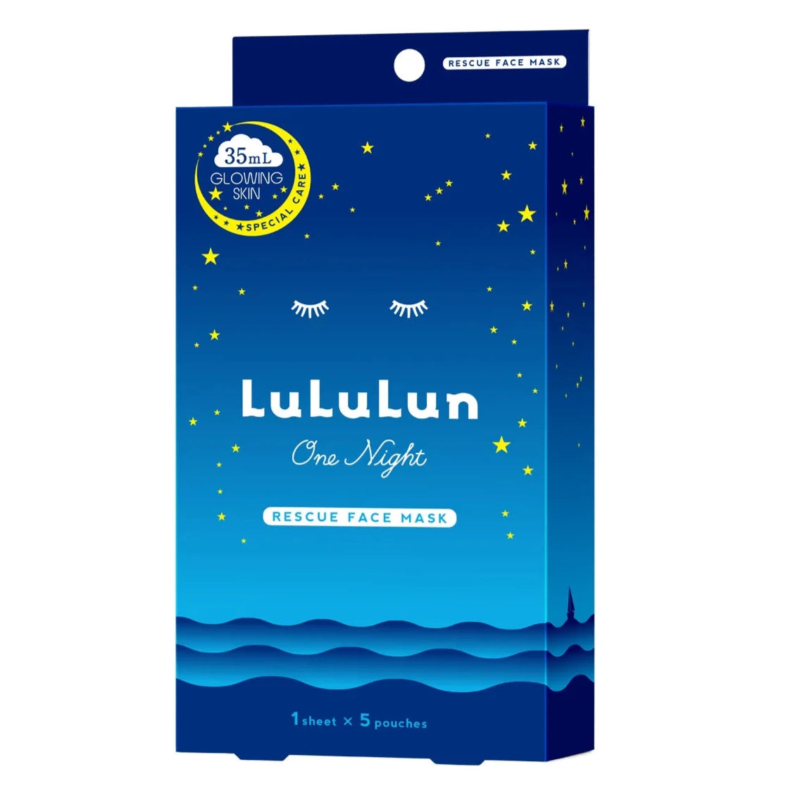 Lululun One Night Blue Version Glowing Face Sheet Masks 5 Sheets – Mary ...