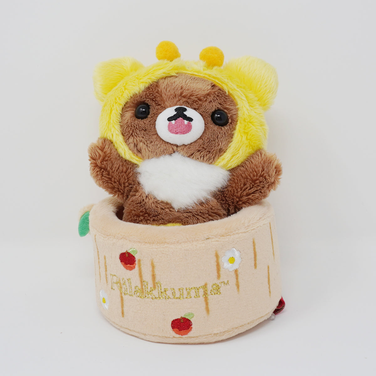 2017 Chairoikoguma Gao! Roar Tree Stump Bee Plush - Rilakkuma Honey Fo ...