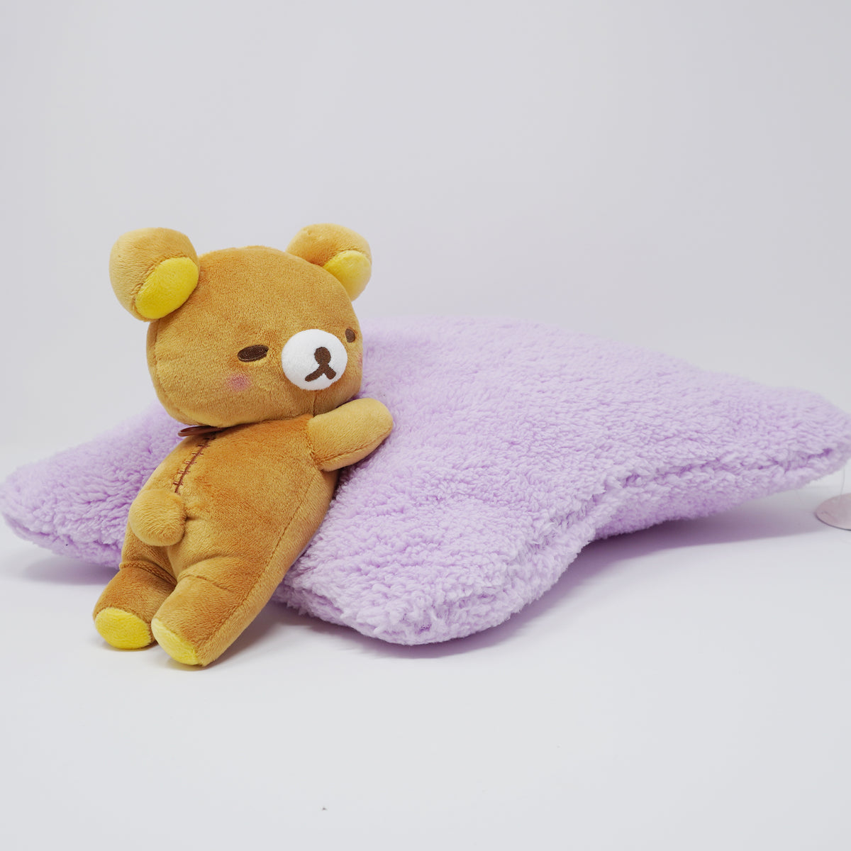 2020 Rilakkuma Sleeping on Star Plush Prize Cushion - Pajama Party San ...