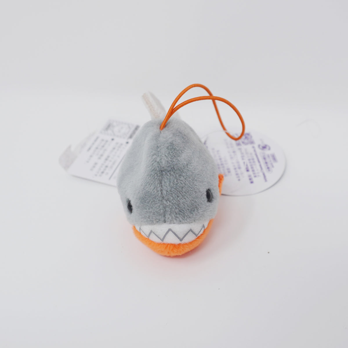 Grey Piranha Puchimaru Mini Plush Keychain - Amuse – Mary Bear