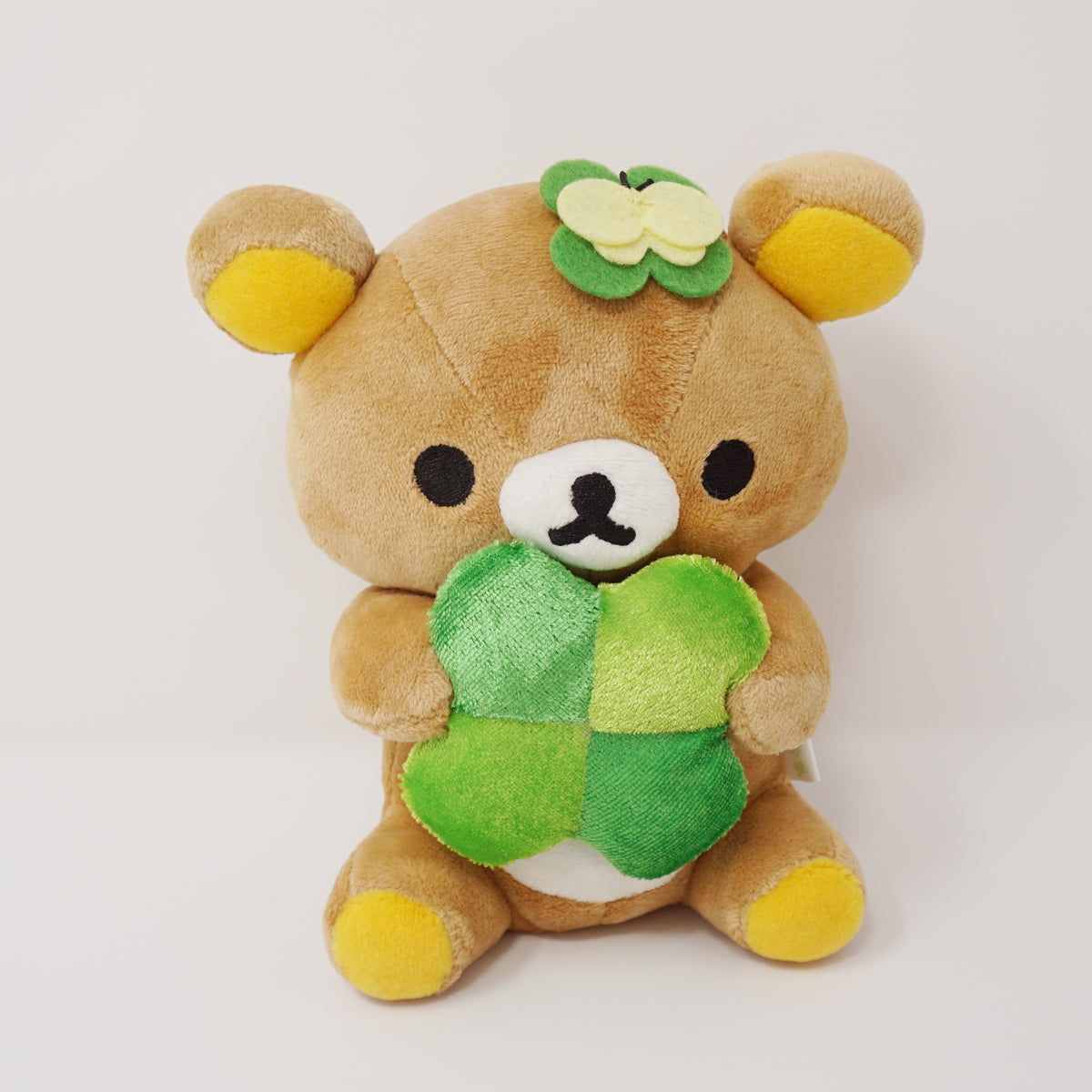 (No Tag) 2008 Rilakkuma Clover Lawson Limited Plush - Rolling Around O ...
