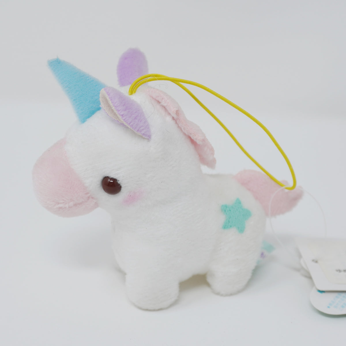 White Unicorn Puchimaru Mini Plush Keychain - Amuse – Mary Bear