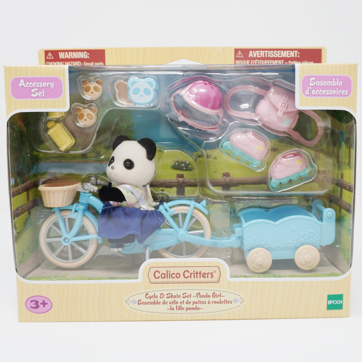 Cycle & Skate Set - Panda Girl - Calico Critters – Mary Bear