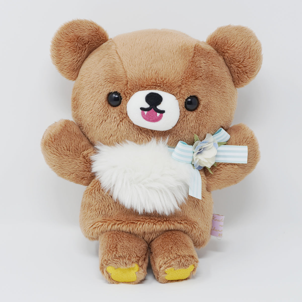 (No Tags) 2018 Chairoikoguma Plush Hand Puppet - Korilakkuma meets Cha ...