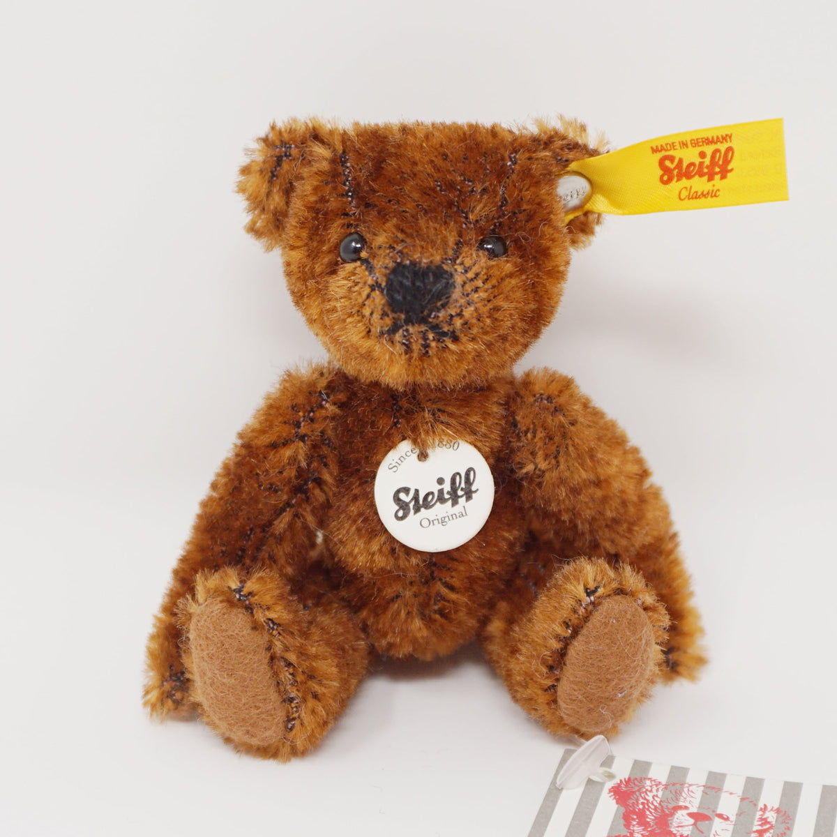 (Secondhand) Mini Teddy Bear Dark Brown Collectible Plush - Steiff Cla ...