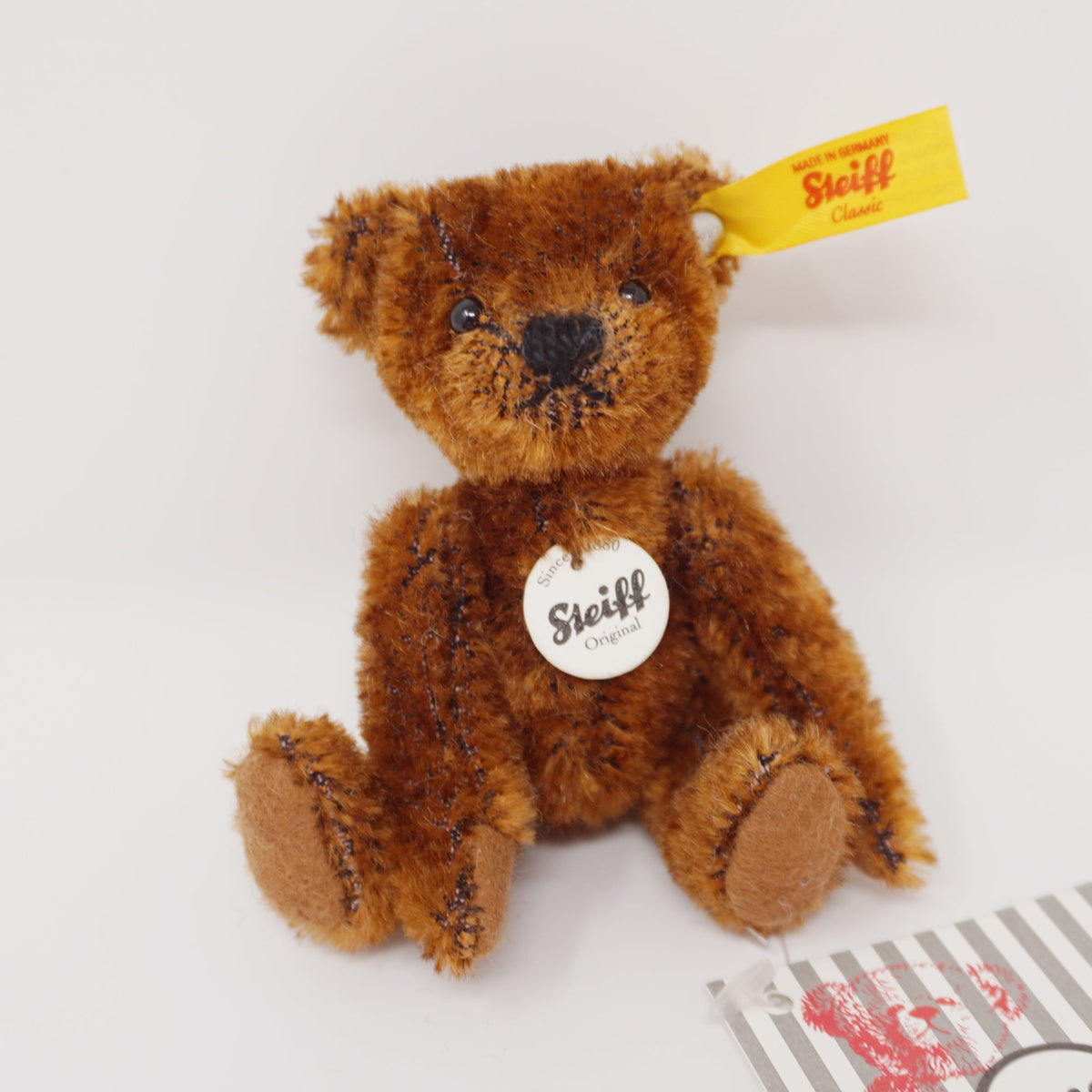 (Secondhand) Mini Teddy Bear Dark Brown Collectible Plush - Steiff Cla ...