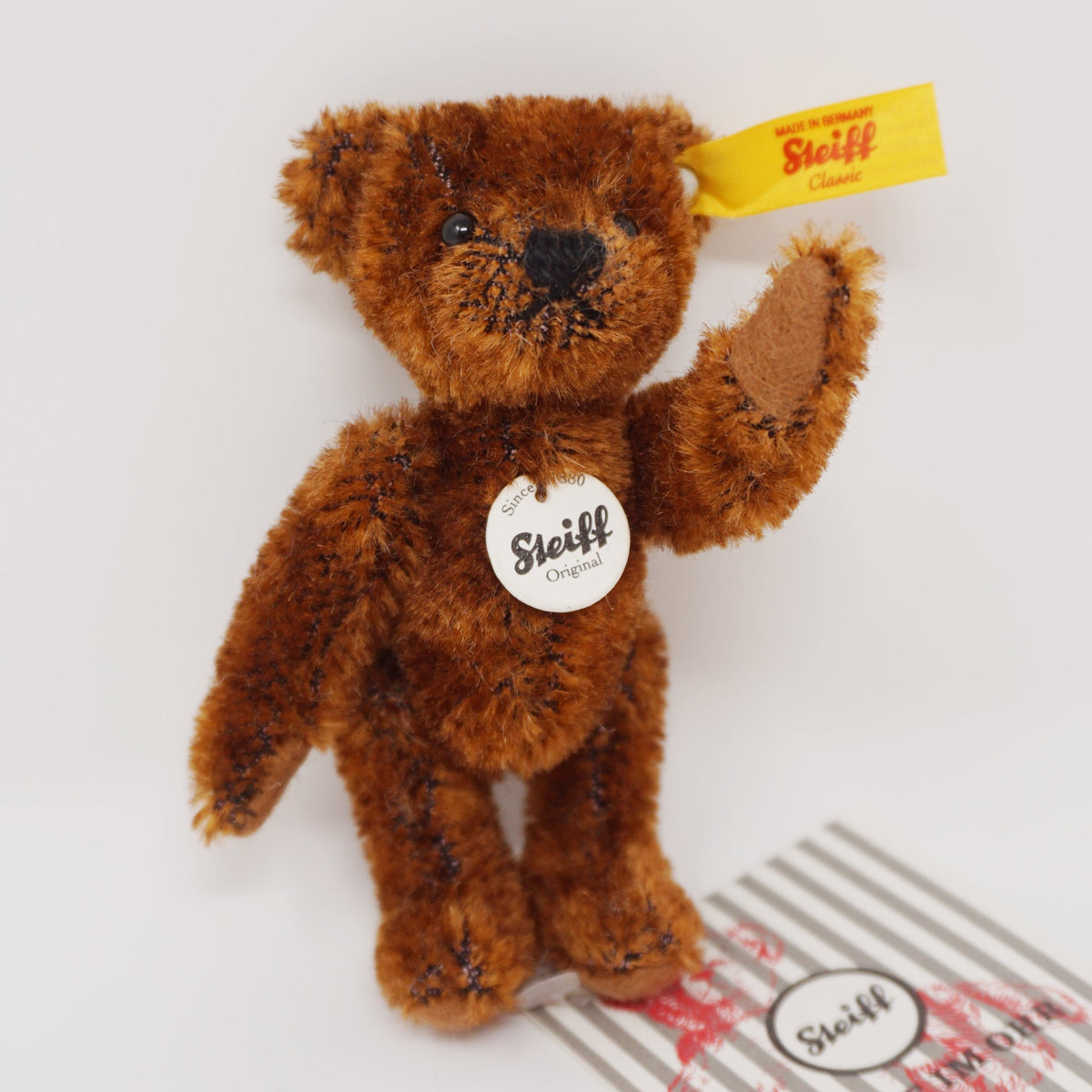 (Secondhand) Mini Teddy Bear Dark Brown Collectible Plush - Steiff Cla ...