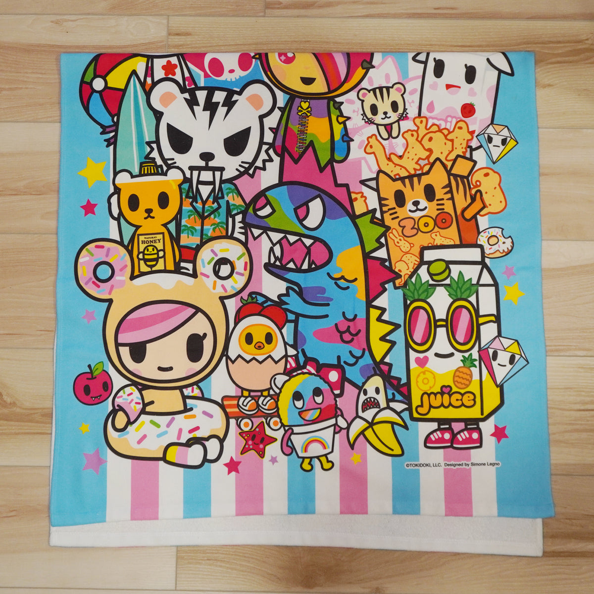 (No Tags) Tokidoki Character Beach Towel - Tokidoki – Mary Bear