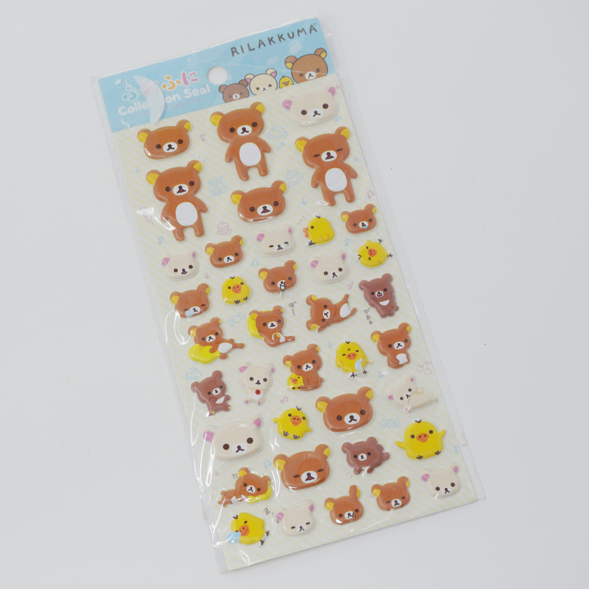 2018 Puni Puni Rilakkuma Puffy Stickers - San-X – Mary Bear