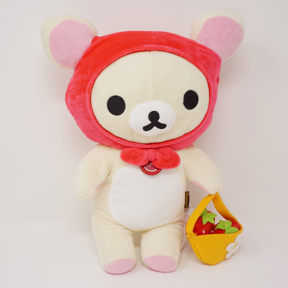 Strawberry Korilakkuma Plush Bear Medium - Rilakkuma Strawberry Theme ...