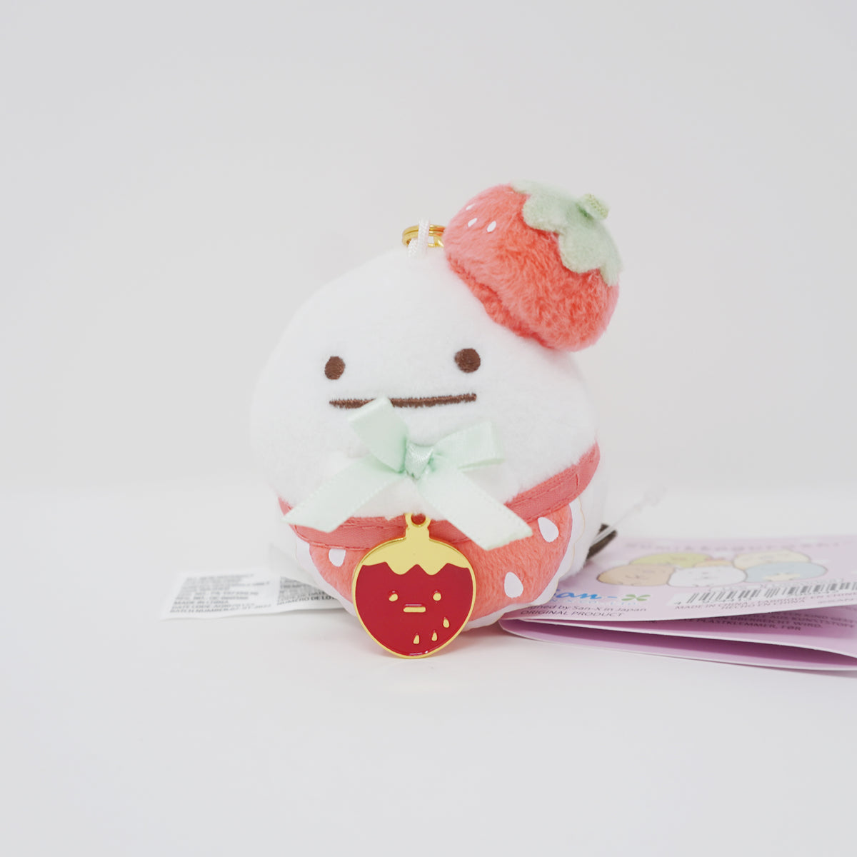 Obake Strawberry Keychain - San-X Originals Collection Sumikkogurashi ...