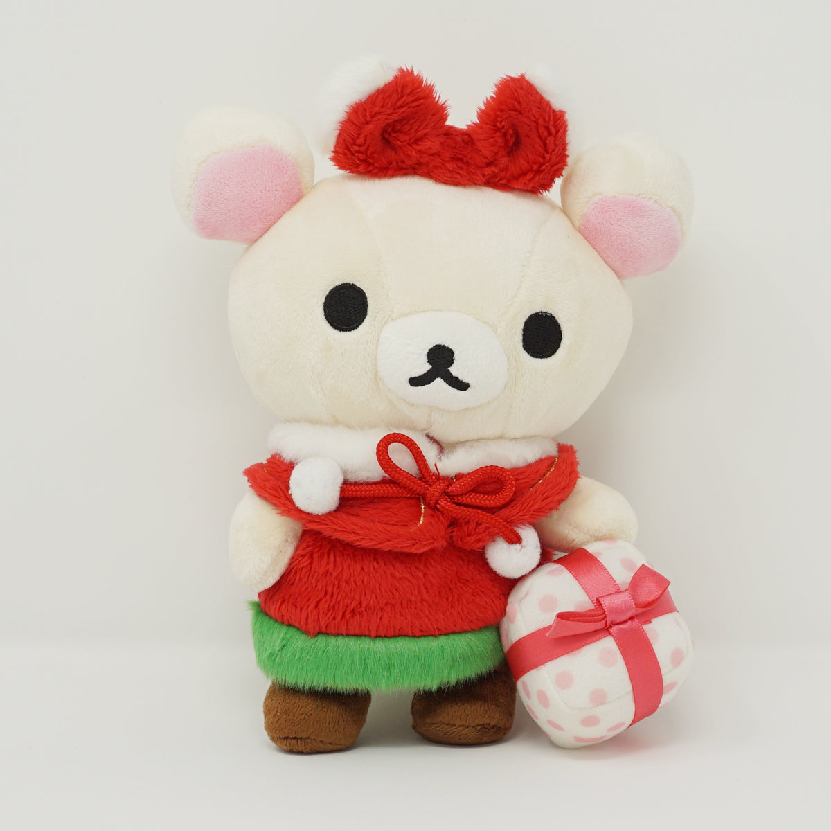 2017 Korilakkuma with Red Bow and Present Plush - Christmas Rilakkuma ...