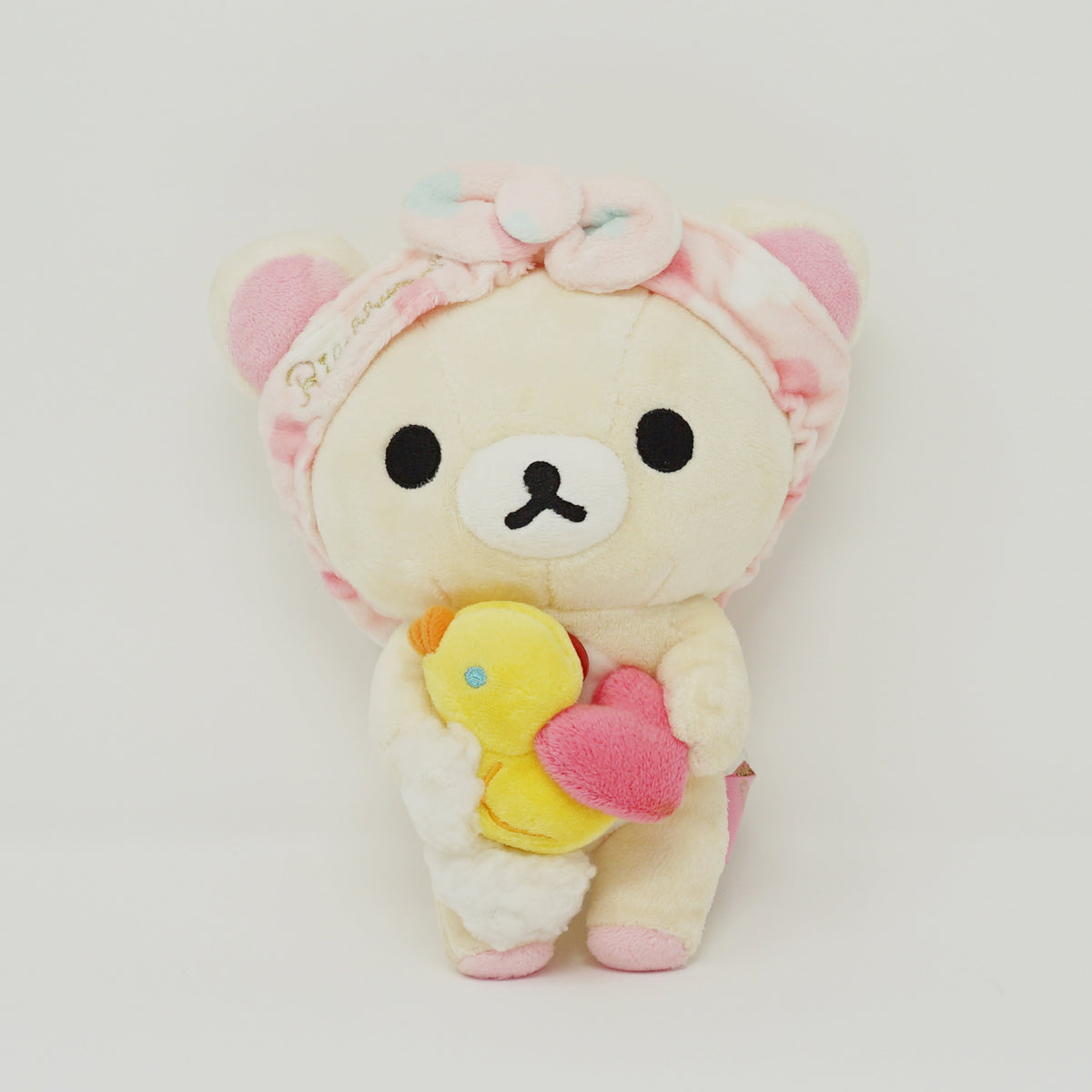 2012 Korilakkuma with Rubber Duck Plush - Heart Bath Time Rilakkuma ...