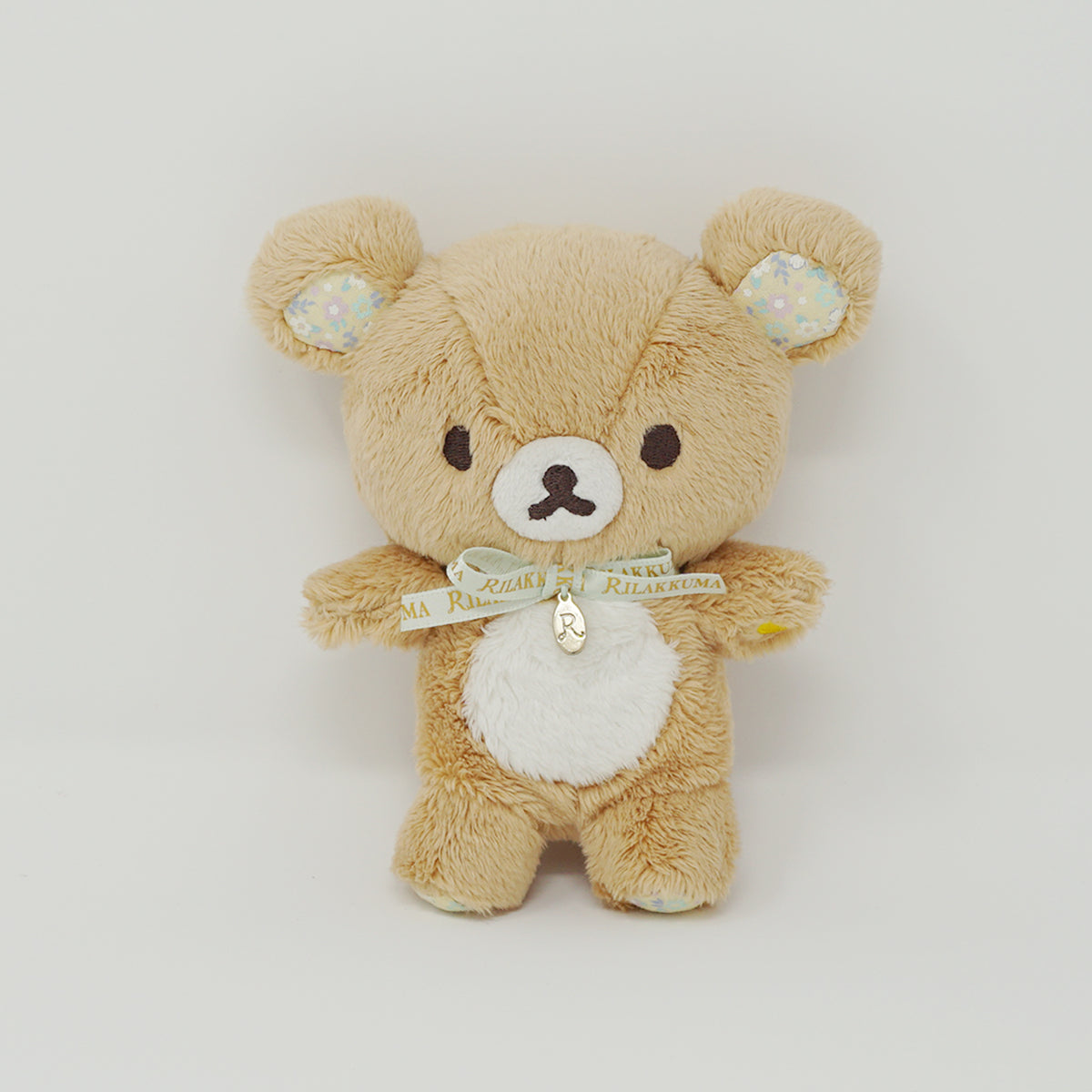(No Tag) 2014 Rilakkuma with Satin Bow Plush Keychain - Sweet Happy ...